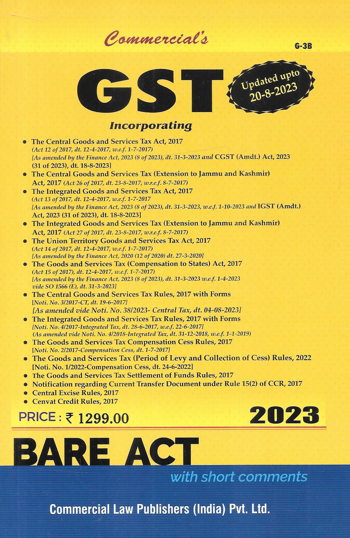 GST Acts With Rules And Forms Bare Act gst-acts-with-rules-and-forms-bare-act