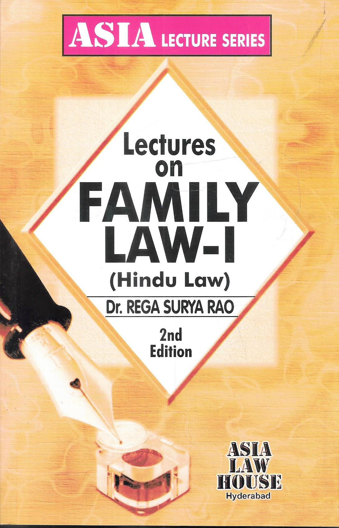 Lectures on Family Law I Hindu Law Dr Rega Surya Rao – M&J Services ...