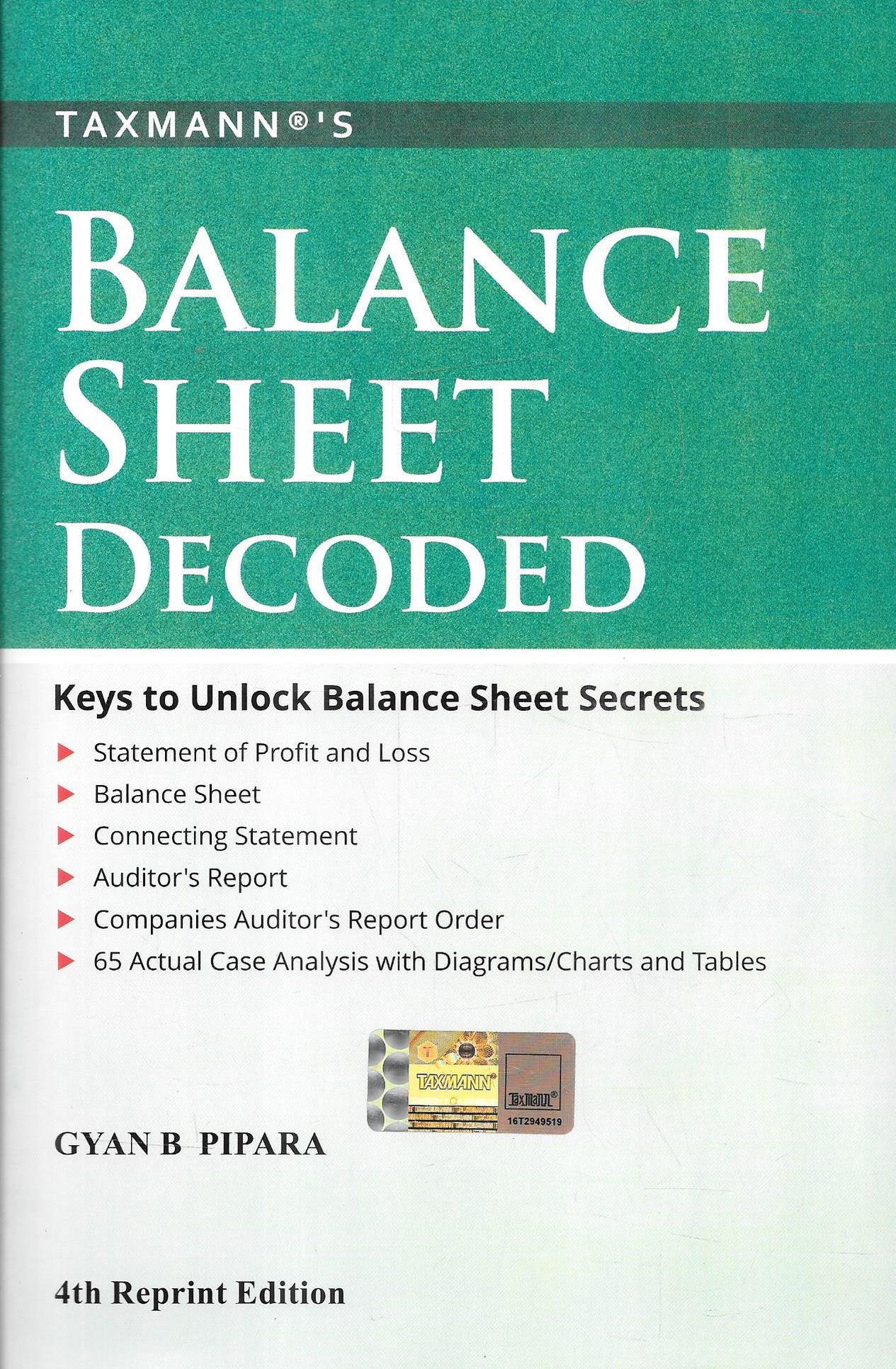 Balance Sheet Decoded – Keys to Unlock Balance Sheet Secrets – M&J ...