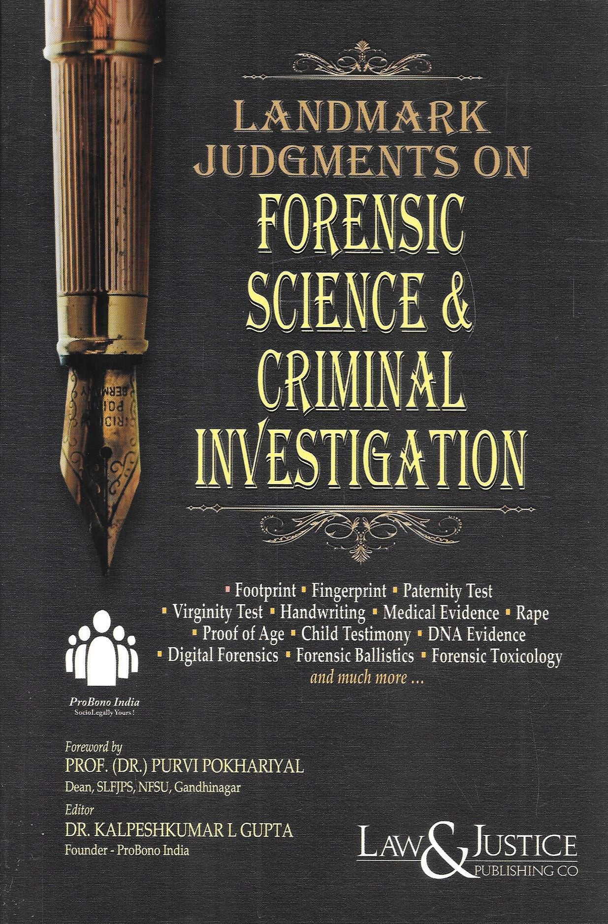 Landmark Judgments On Forensic Science & Criminal Investigation – M&J ...