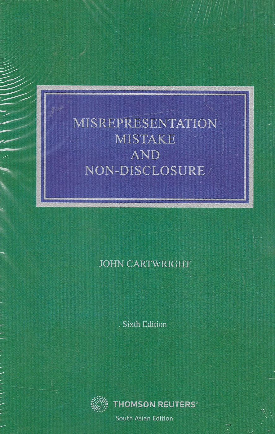 Misrepresentation, Mistake and Non-Disclosure available at M&J Services ...
