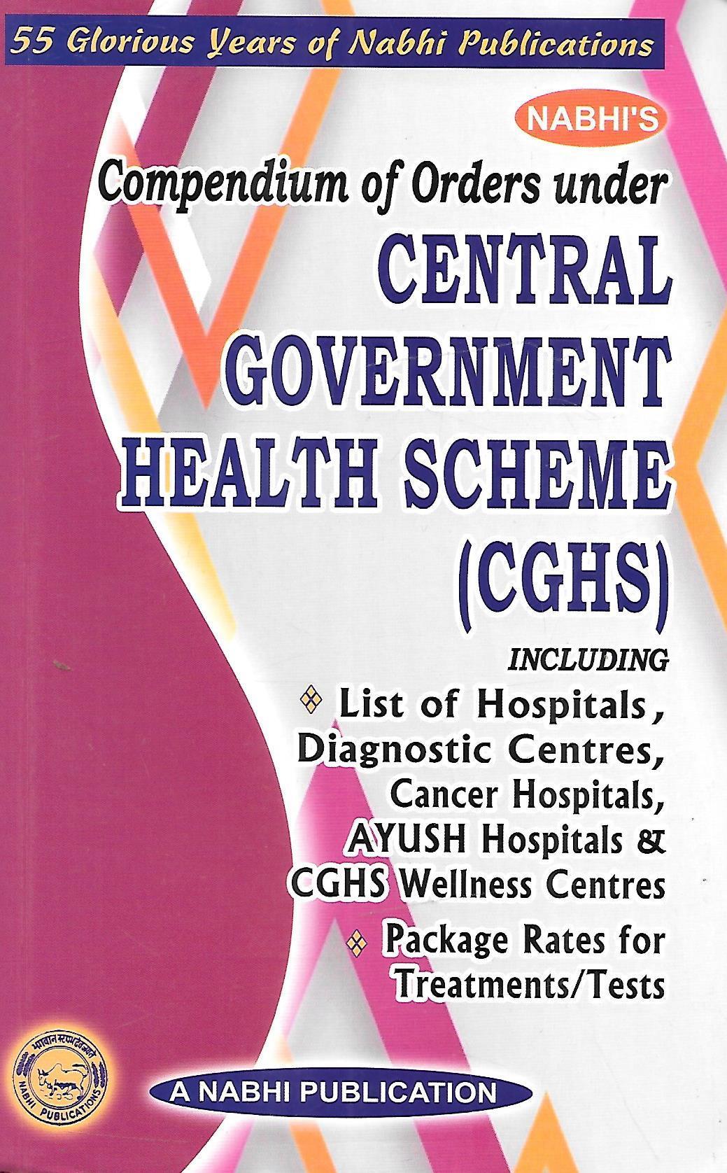 Compendium Of Orders Under Central Government Health Scheme (CGHS)