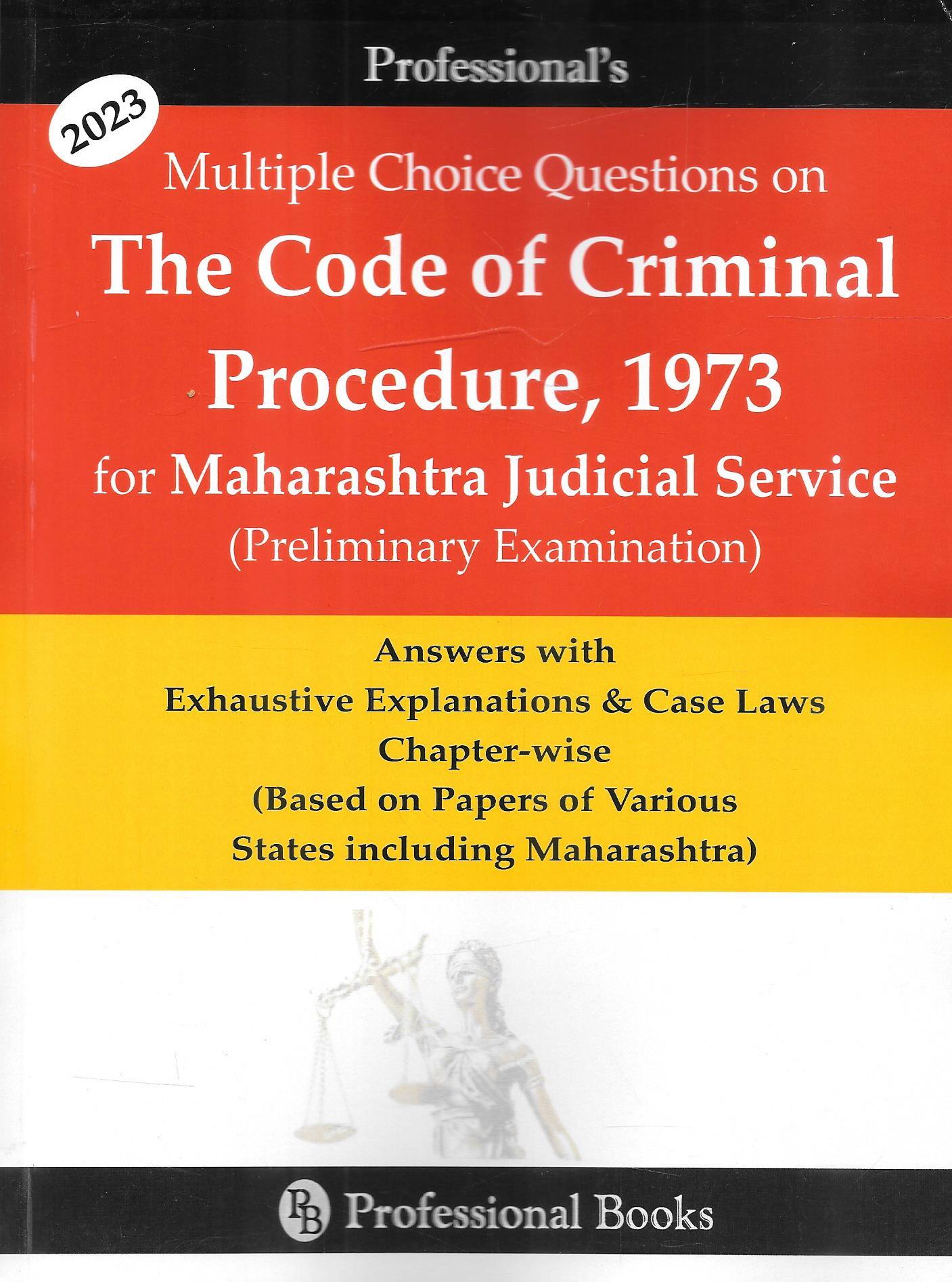 MCQ on The Code of Criminal Procedure, 1973 for Maharashtra Judicial S