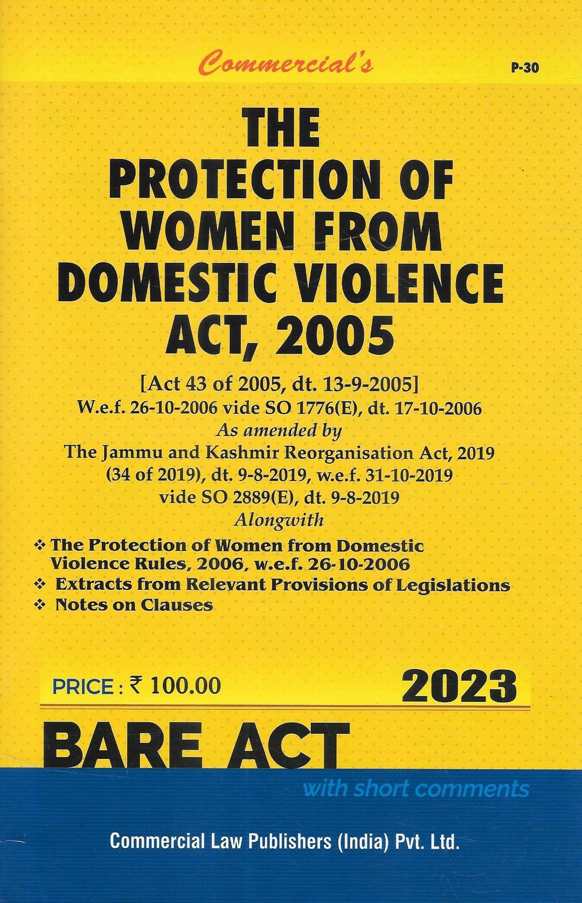 The Protection of Women from Domestic Violence Act, 2005 available at M ...